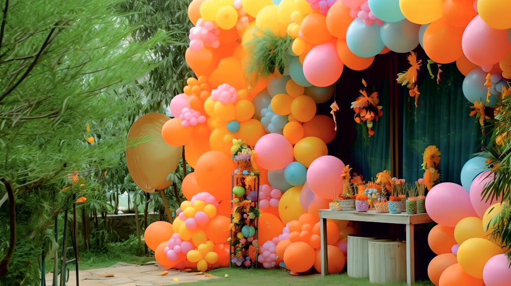 Holi Balloon Decoration Mumbai | Expert Festivals Decorators